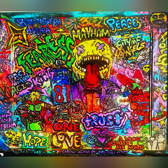 art by graffiti artists ALIEN 11:11 | Wall Decor | Painting One Of A ...